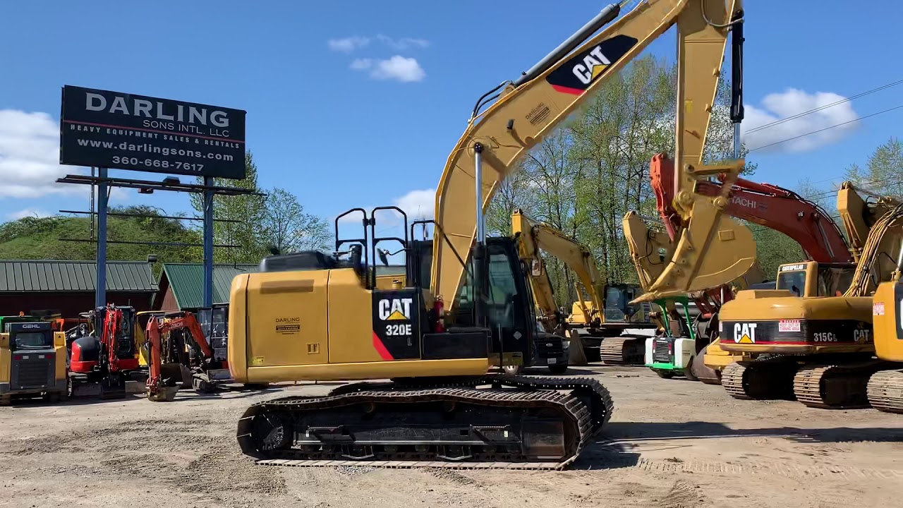 Cat 320E L - YouTube