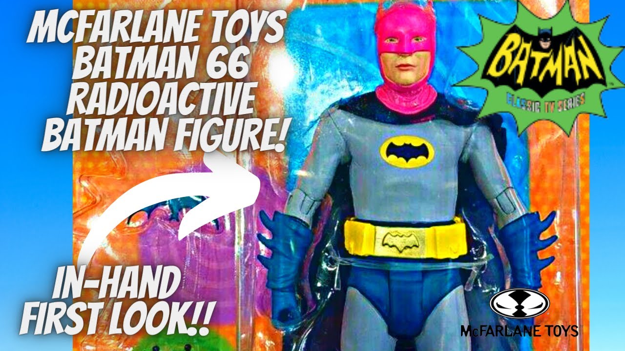 McFarlane Toys Batman 66 Radioactive Batman Figure In-Hand First Look ...