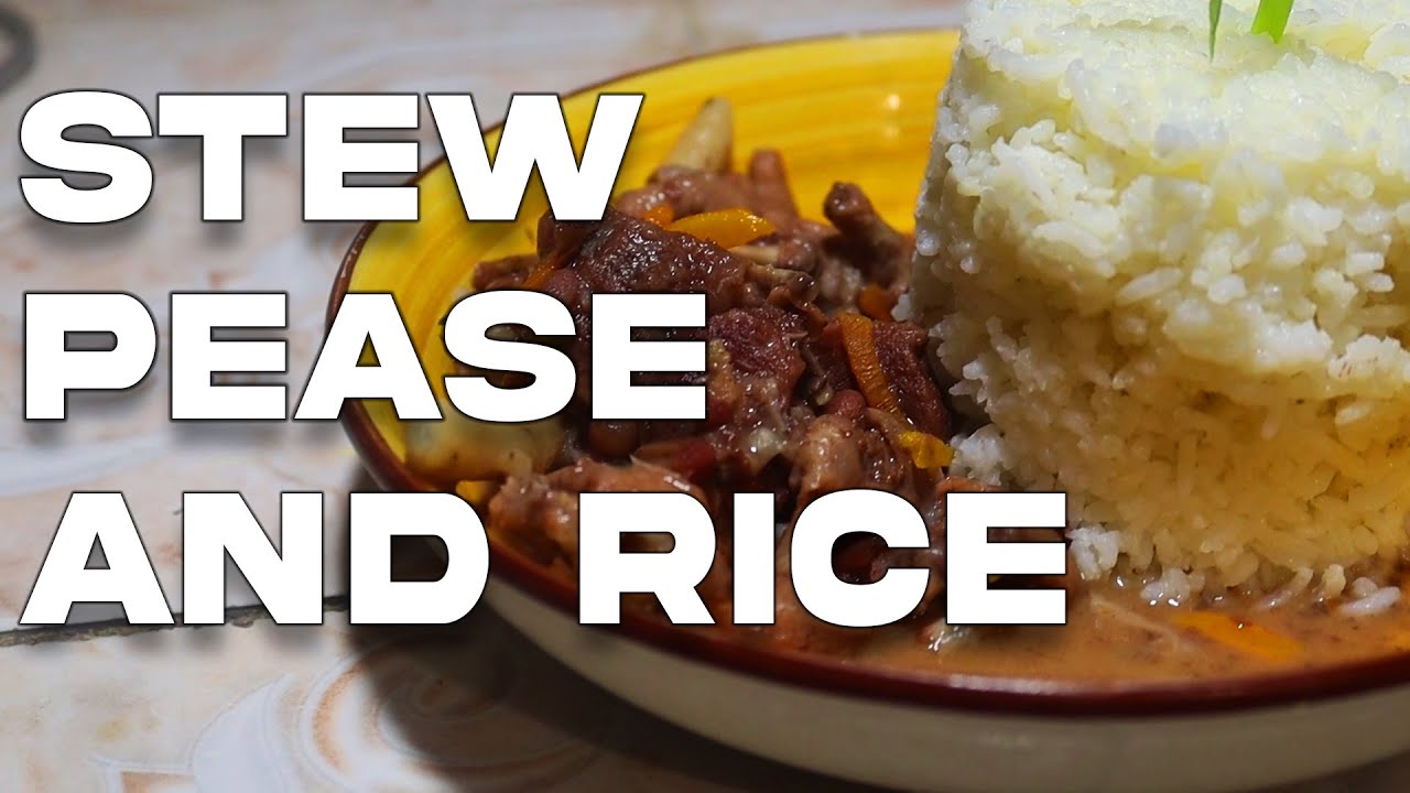 How To Make Stew Pease and Rice Recipe. - YouTube