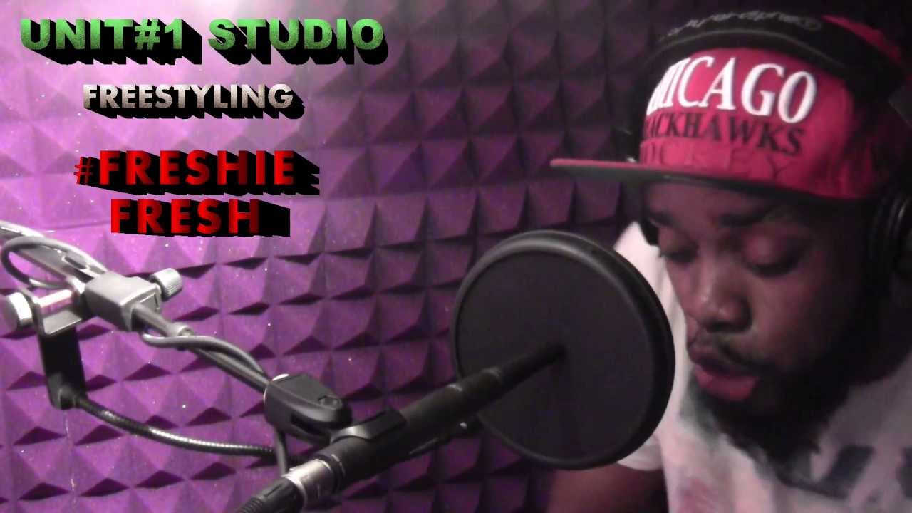 FRESHIE FRESH @ UNIT-ONE RECORDING STUDIO - YouTube