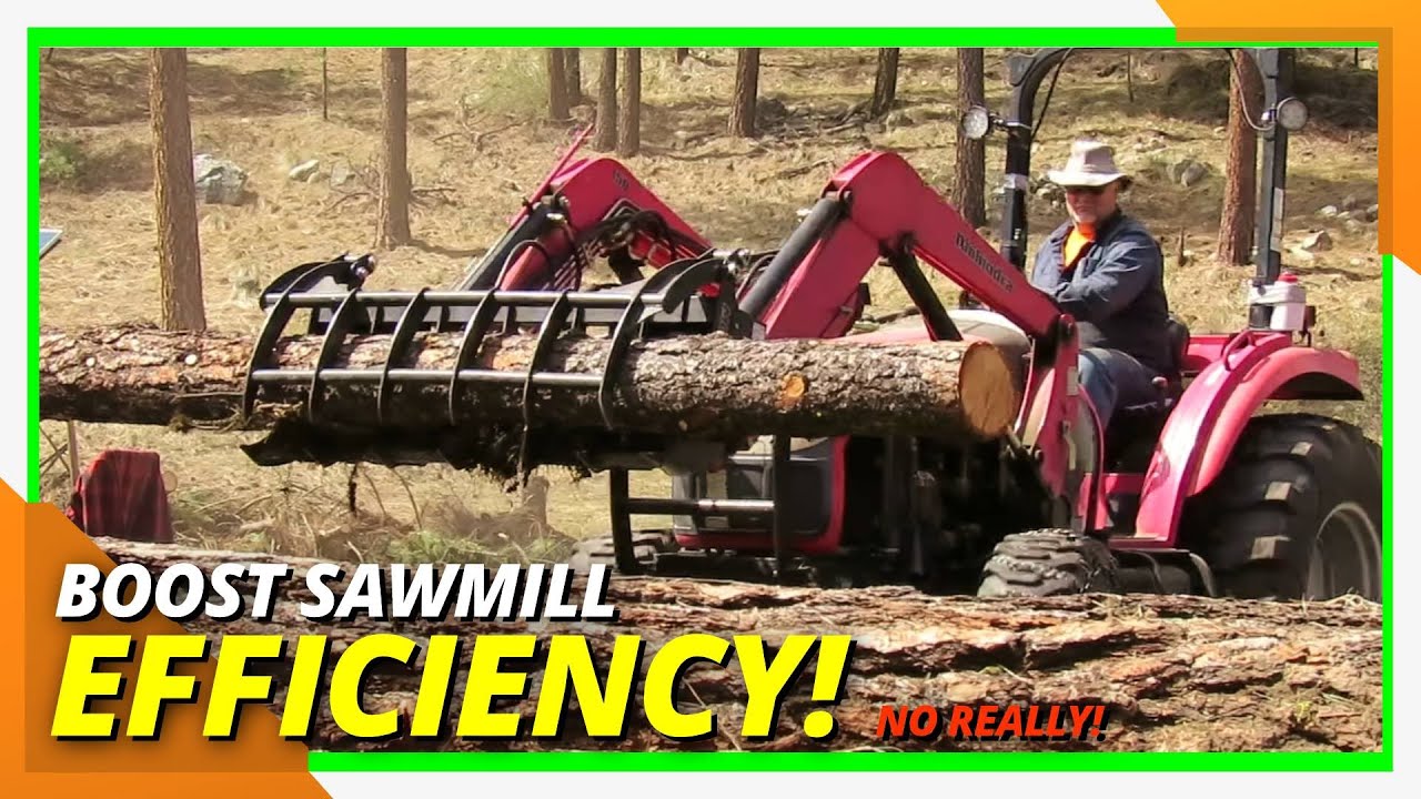 Efficient Log Deck for Sawmills: Discover Benefits & Setup! #woodmizer ...