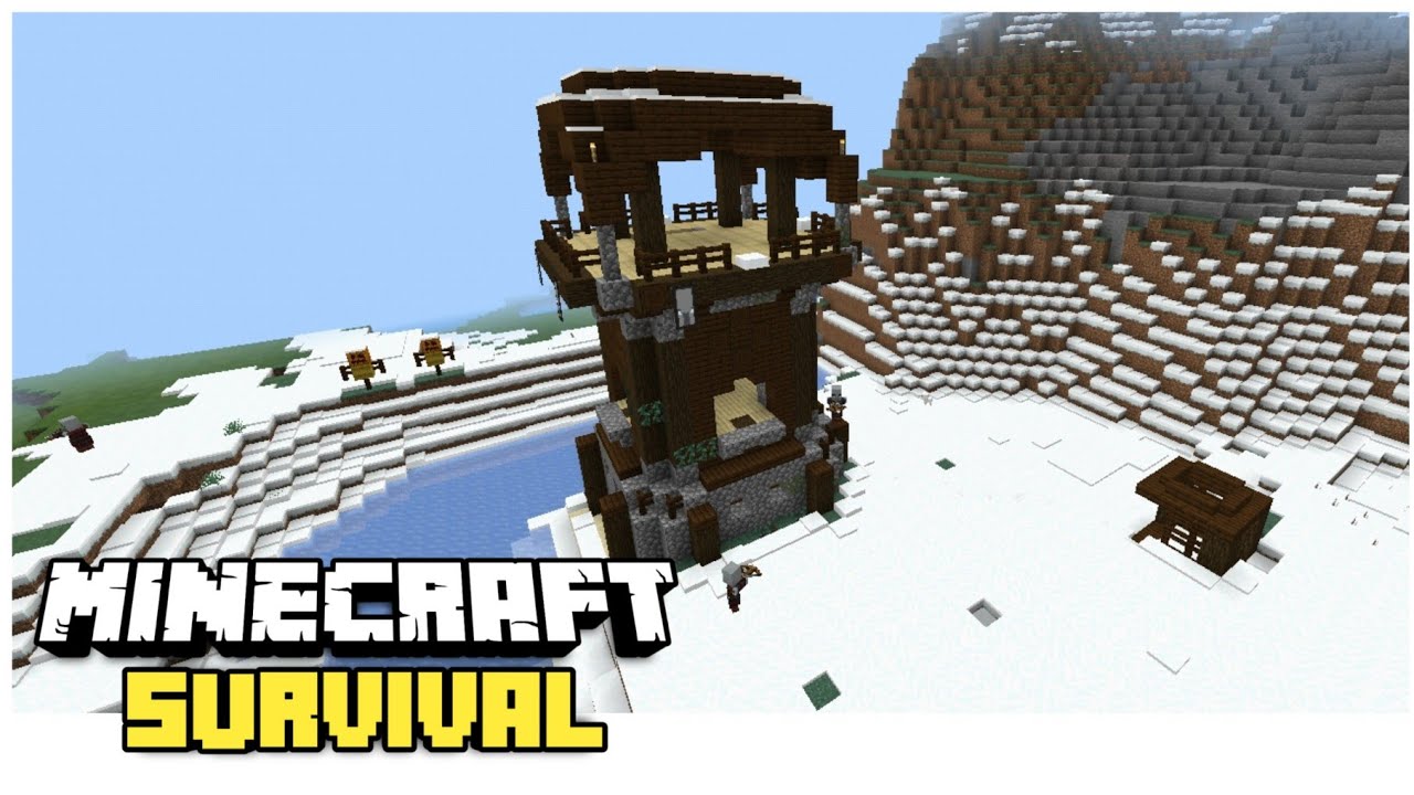 Minecraft Survival #04 DAY 7 POSTO AVANÇADO DOS PILLAGER OUTPOST - YouTube