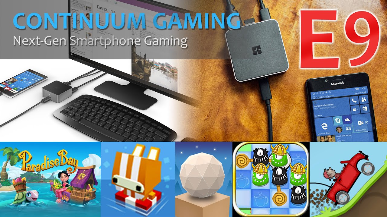 Microsoft Continuum Gaming: Let's Play 9! (Tip+ Pirate Factory ...