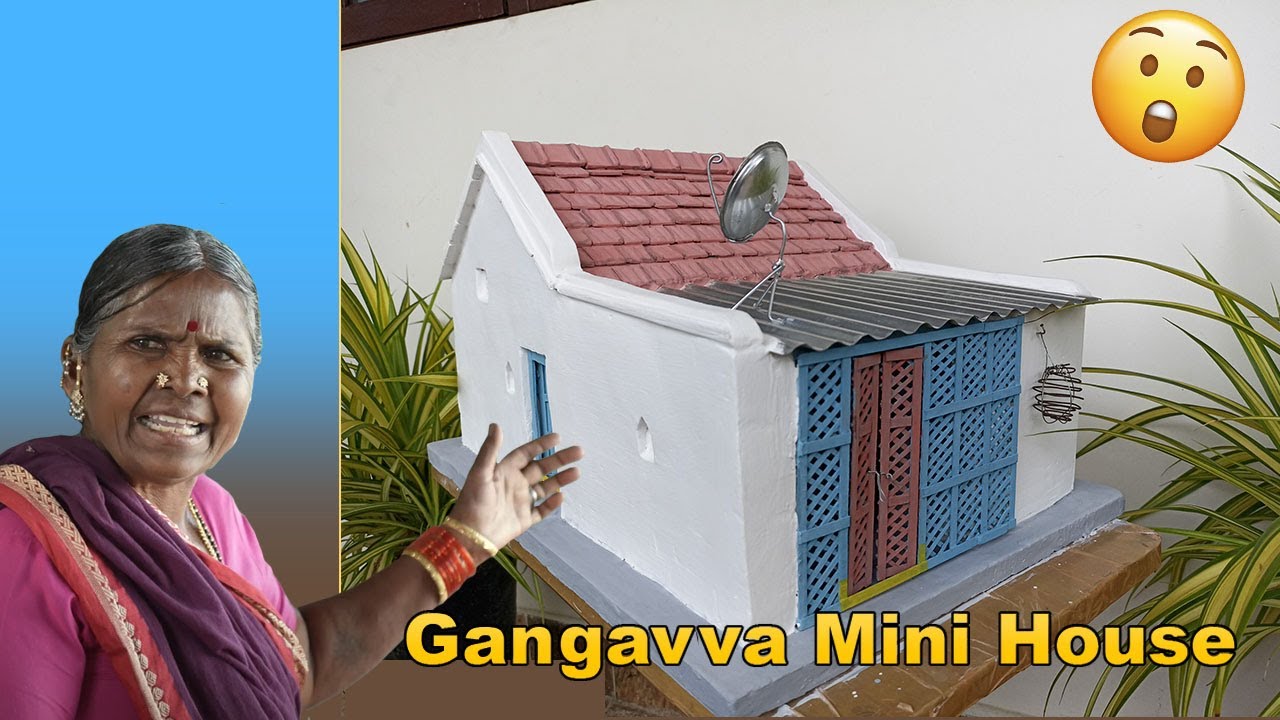 Gangavva Old Mini House Making | Miniature - YouTube