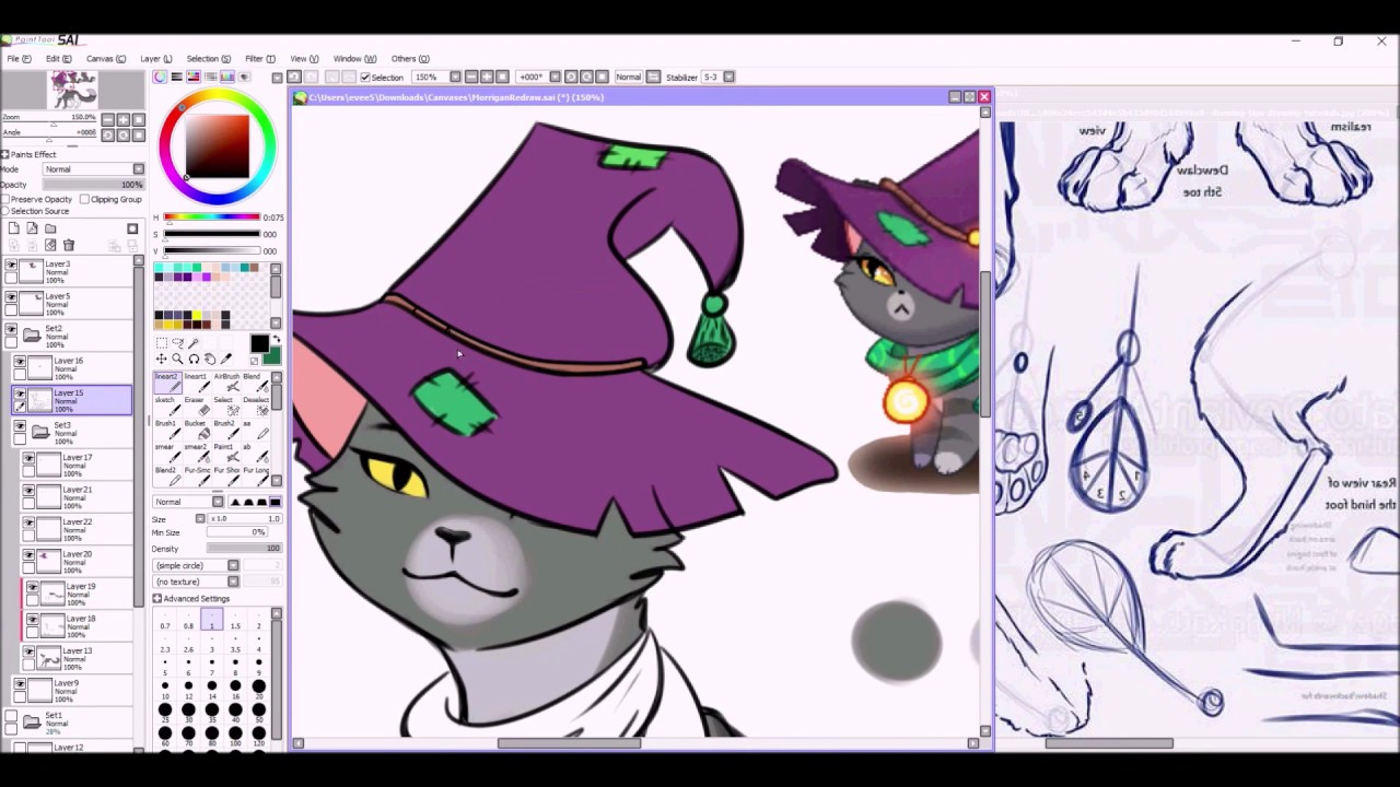 Drowning | Morrigan | Castle Cats Speedpaint - YouTube