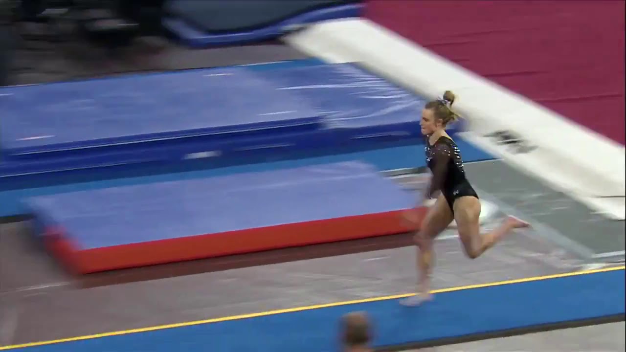 Emily Glynn - Vault (9.725) - 2020 DU Gymnastics vs. Minnesota - YouTube