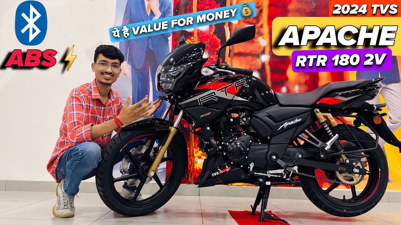 2024 TVS Apache RTR 180 2V Detailed Review | Apaches RTR 180 Onroad Price Mileage and Features # ...