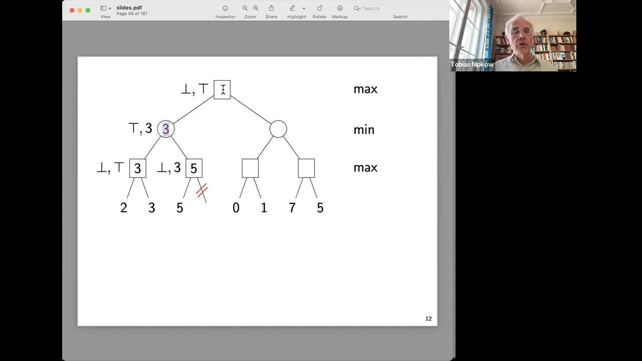 Tobias Nipkow: Alpha-Beta Pruning Explored, Extended and Verified (13 June 2024) - YouTube