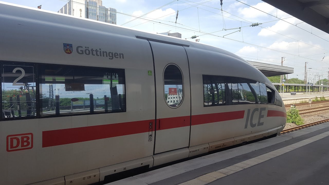 "Göttingen" ICE 3 in Essen Hbf: ICE722 Essen Hbf - YouTube