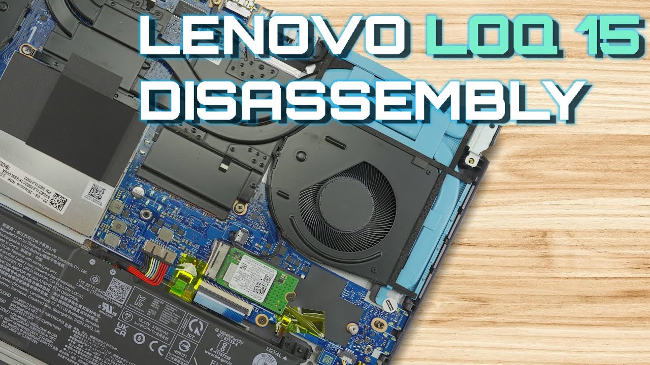 Lenovo LOQ 15 Review - disassembly and upgrade options - YouTube