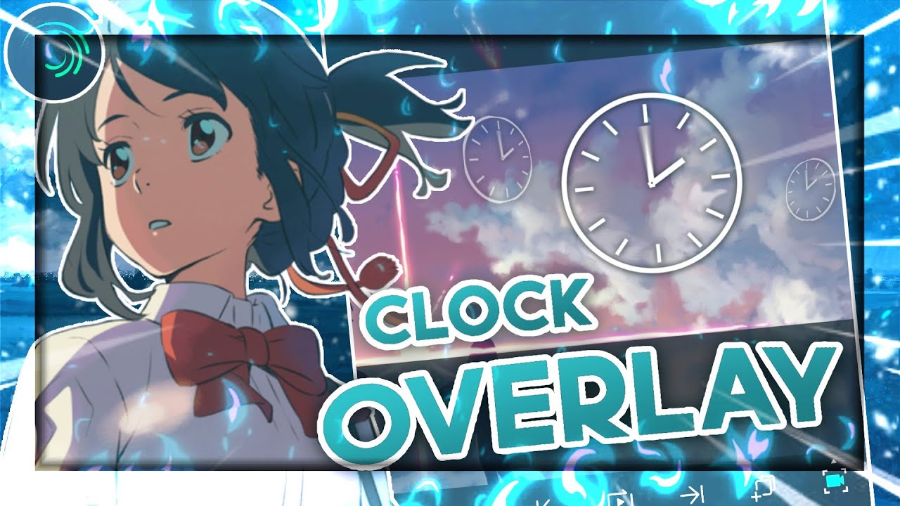 How To Make A Clock Overlay For Your Edits | Alight Motion 4.0 | - YouTube