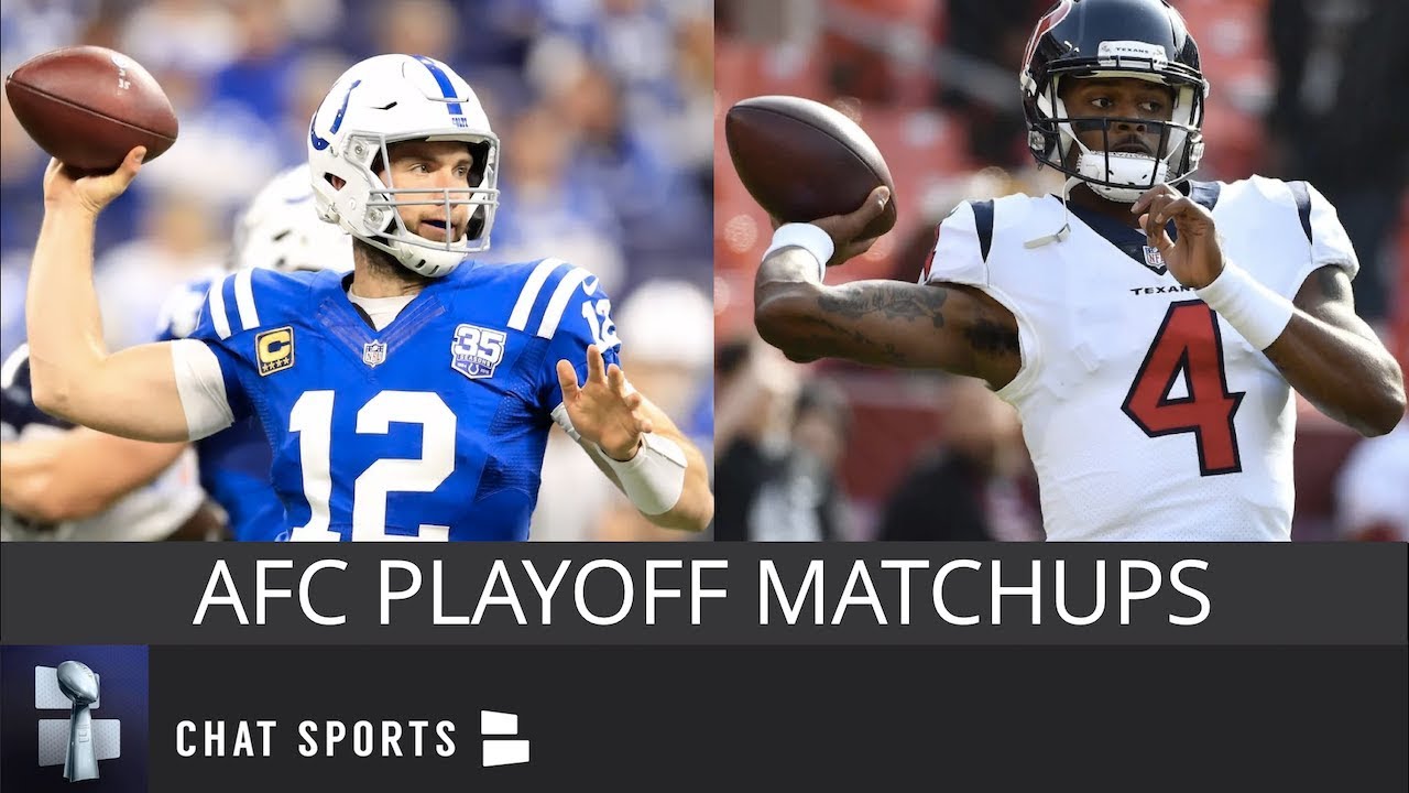 AFC Playoff Picture, Schedule, Matchups, Dates And Times For 2019 NFL ...
