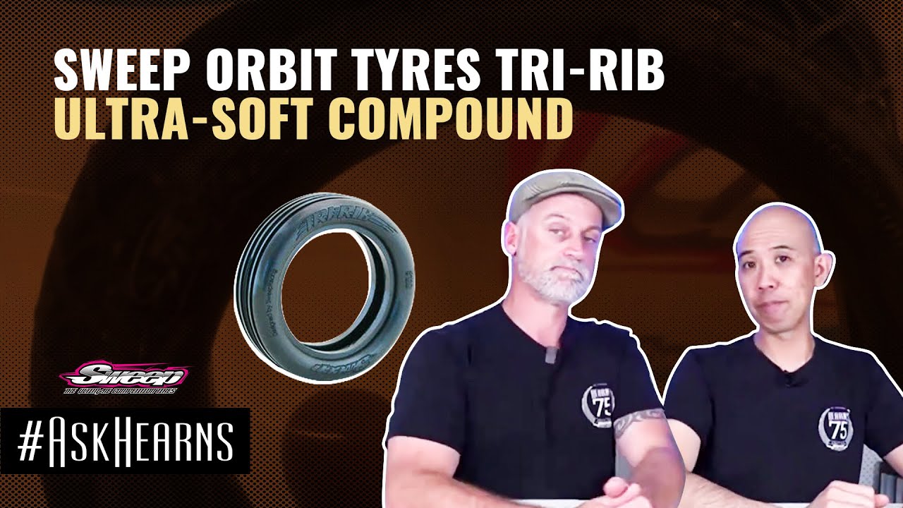 SWEEP Orbit Tyres Tri-Rib Ultra-Soft Compound | #askhearns - YouTube
