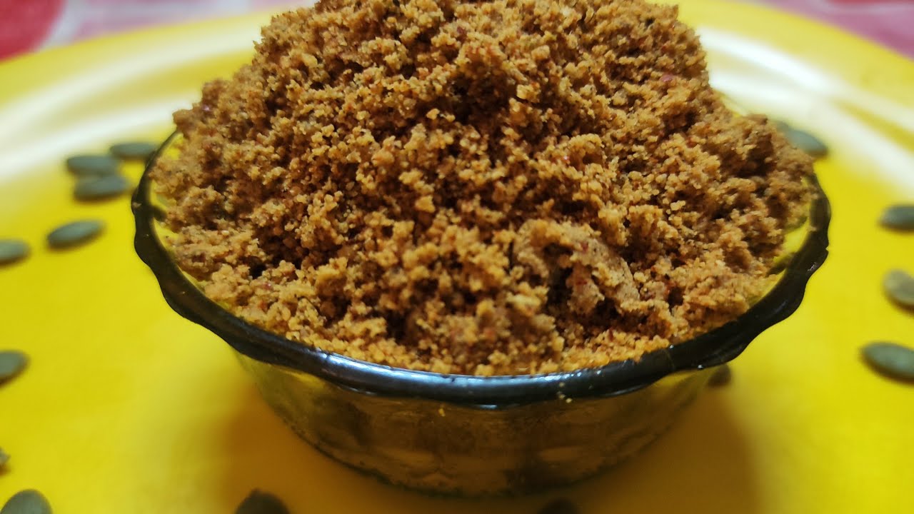 Gummadi ginjala podi || pumpkin seeds powder in telugu - YouTube
