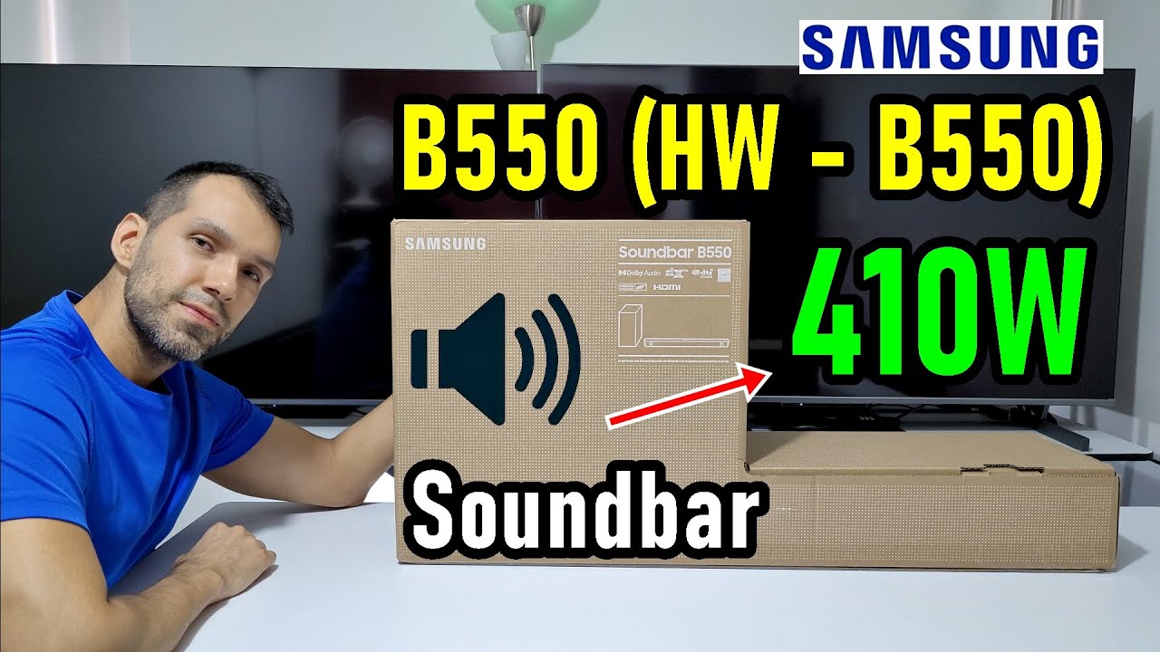 SAMSUNG B550 (HW-B550) 410W: BARRA DE SONIDO CON SUBWOOFER / DOLBY ...