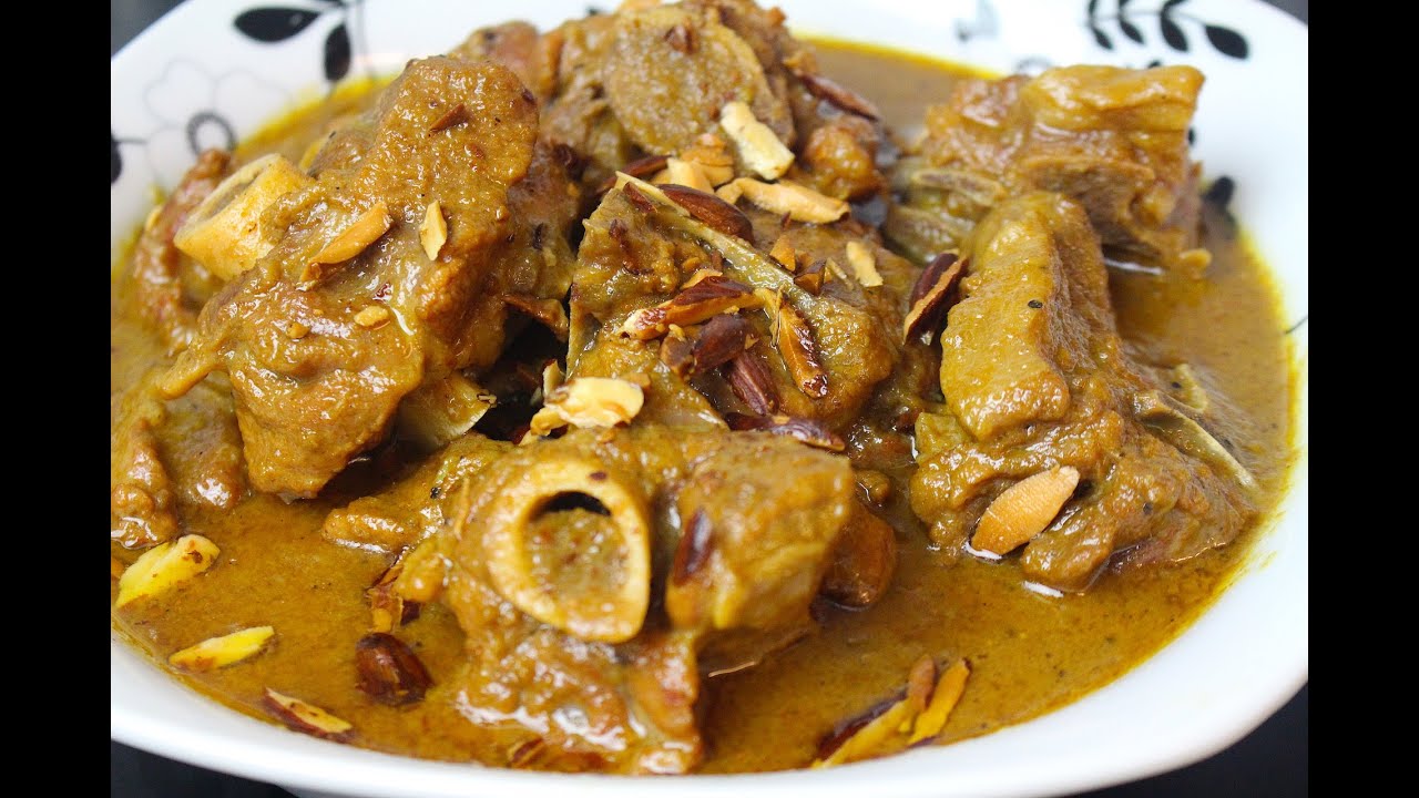 Badami Korma 2 | بادامی قورمه | बदामी कोरमा | Chicken Korma Recipe By ...