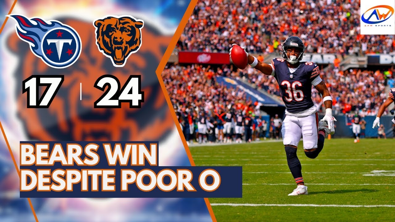 Bears Win Even With NO Offense!! || Bears vs Titans Week 1 Postgame Reaction!!! - YouTube