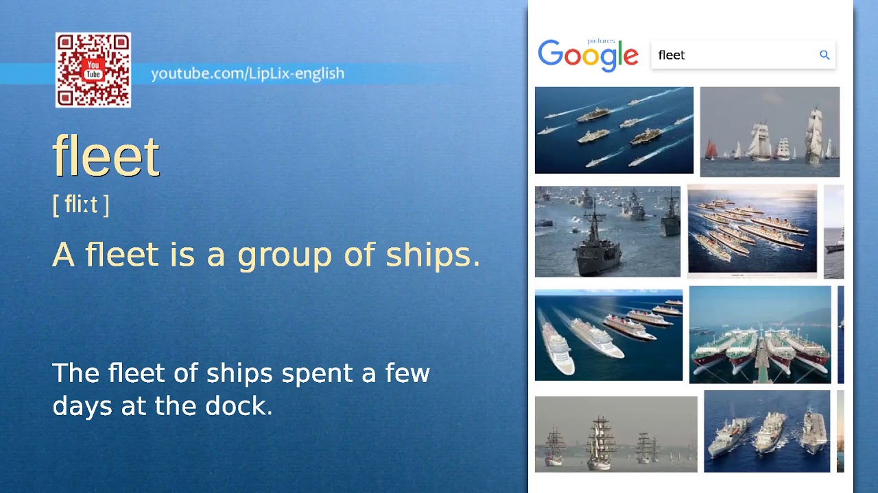 Fleet : C1 level english vocabulary lesson, www.LipLix.com - YouTube