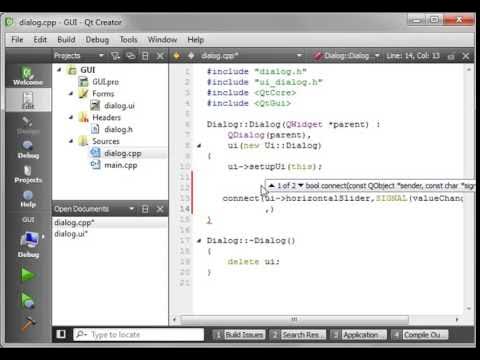 C Qt 24 QSlider and QProgressBar - YouTube