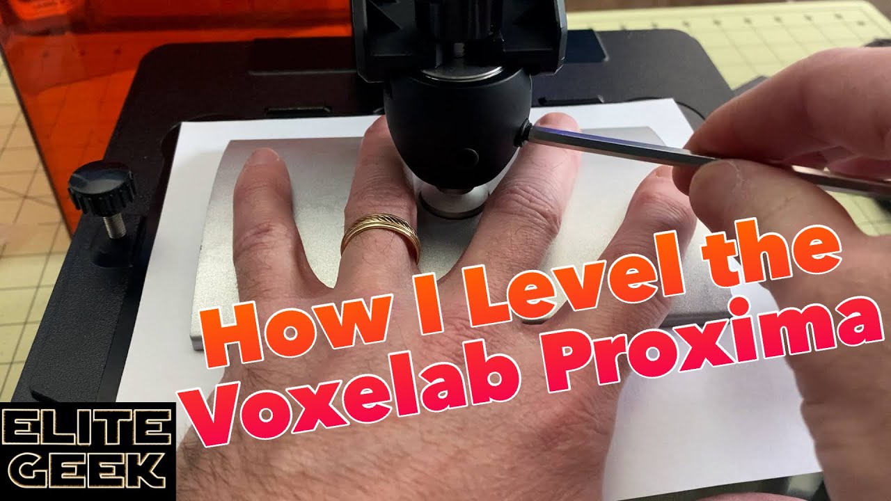 How to Level the Build Plate on the Voxelab Proxima and Polaris 3D ...