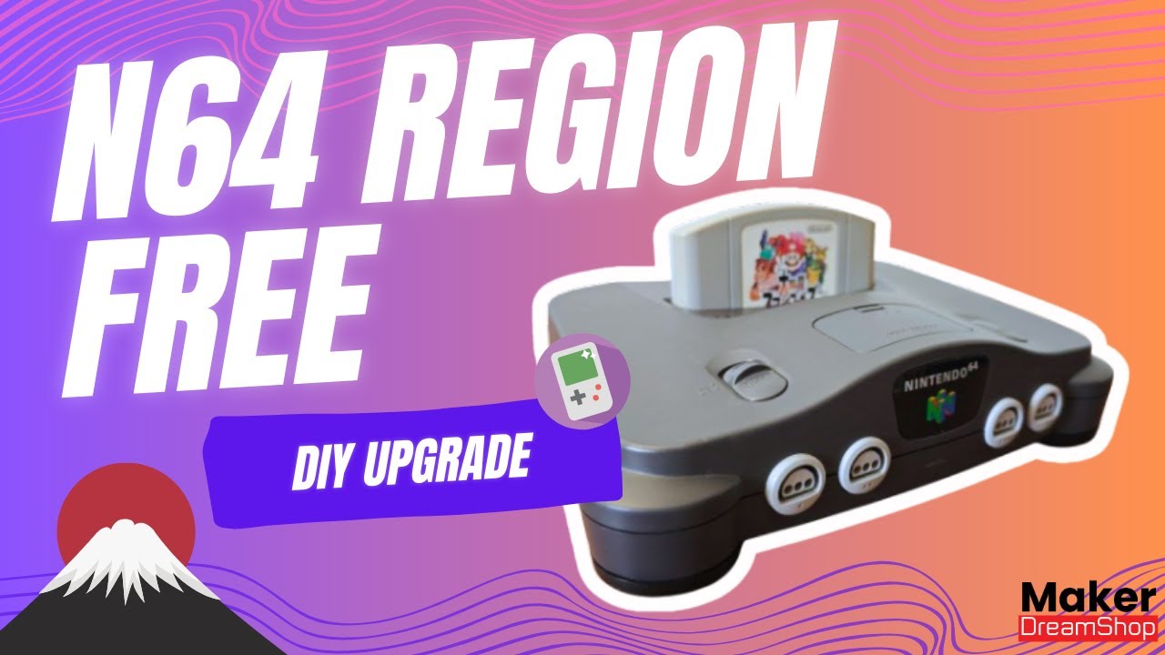 DIY UPGRADE N64 REGION FREE! *NON-INVASIVE MOD* - YouTube