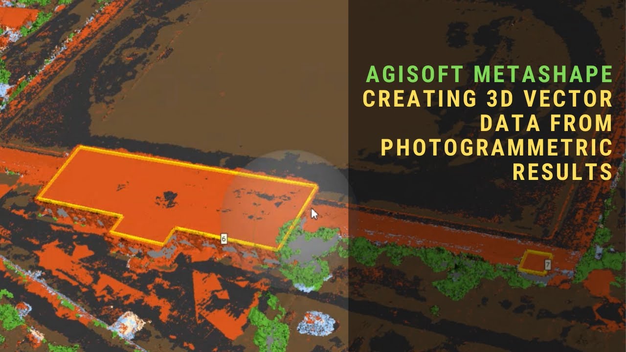 Agisoft Metashape: Creating 3D Vector Data From DEM and Orthomosaic - YouTube