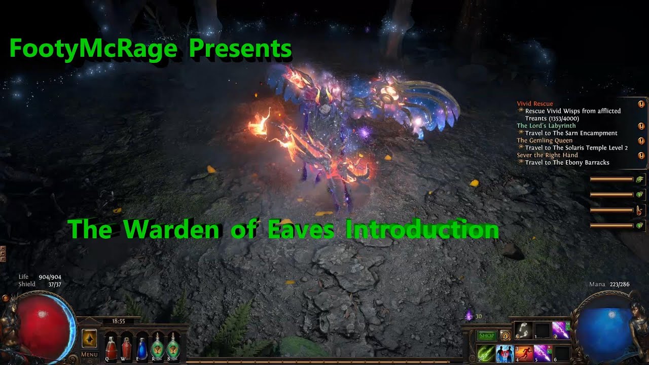 Path of exile Warden of Eaves Introduction - YouTube
