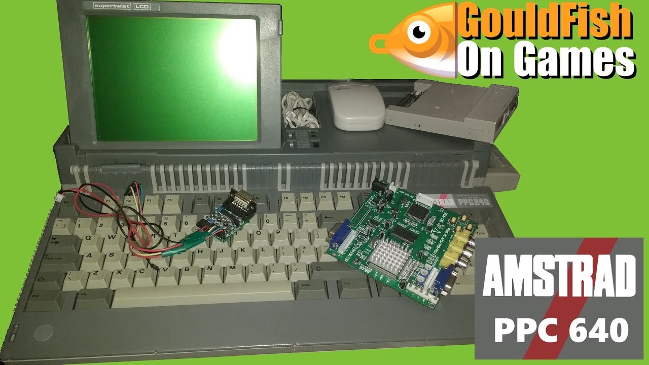 Amstrad PPC640, Part 2 Upgrades - YouTube