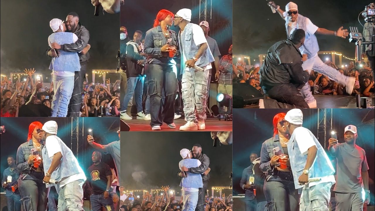 Shocking As Shatta Wale & Girlfriend Maali Chopping Love On Stage ...