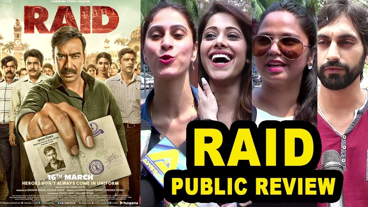 Raid Movie Review Public REVIEW | First Day First Show Review | Ajay ...