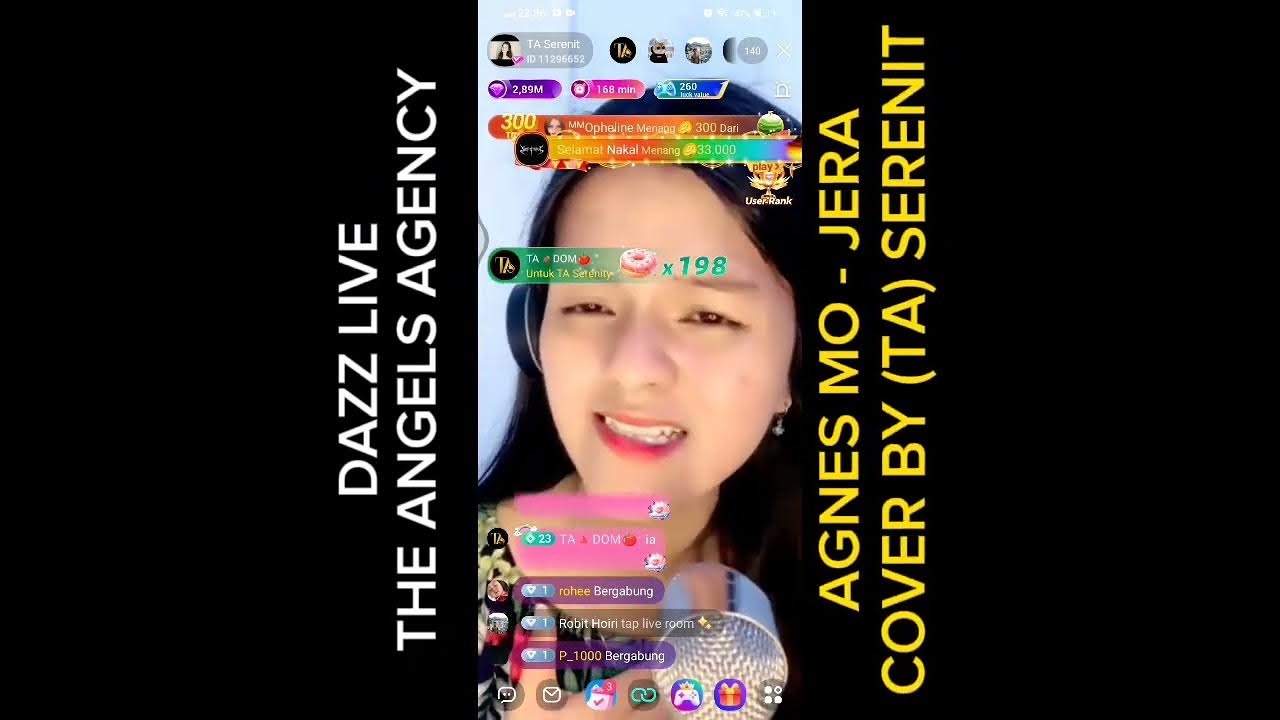 Agnes Mo - Jera Cover (TA) Serenit || DOWNLOAD DAZZ LIVE - YouTube