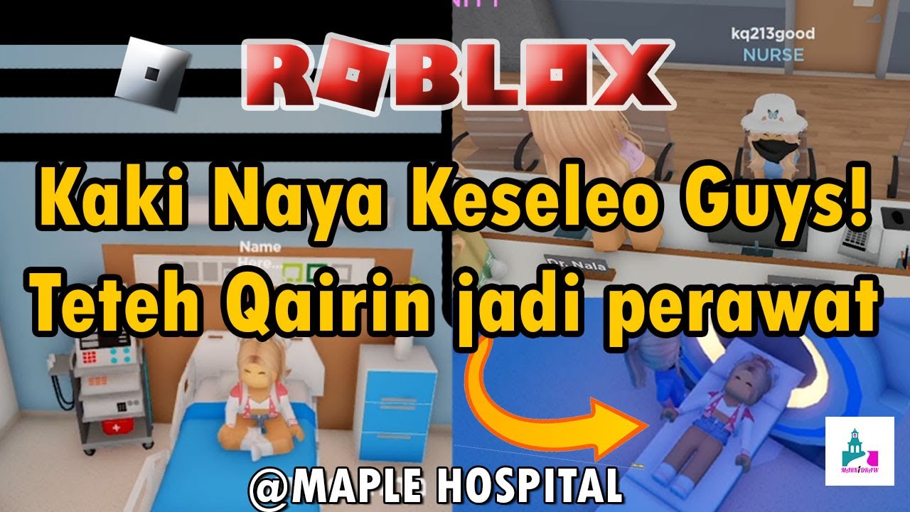 Roblox Roleplay Maple Hospital - Nurse and Patient Markidraw - YouTube