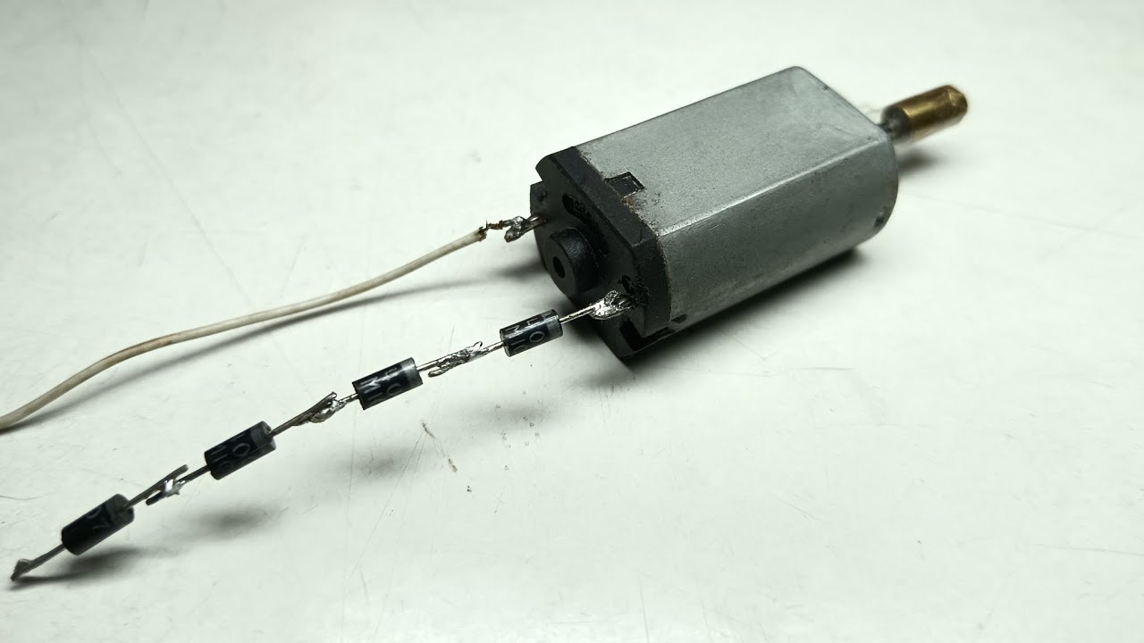 Using Diode to control Motor Speed | High Speed Motor | Diode Use - YouTube