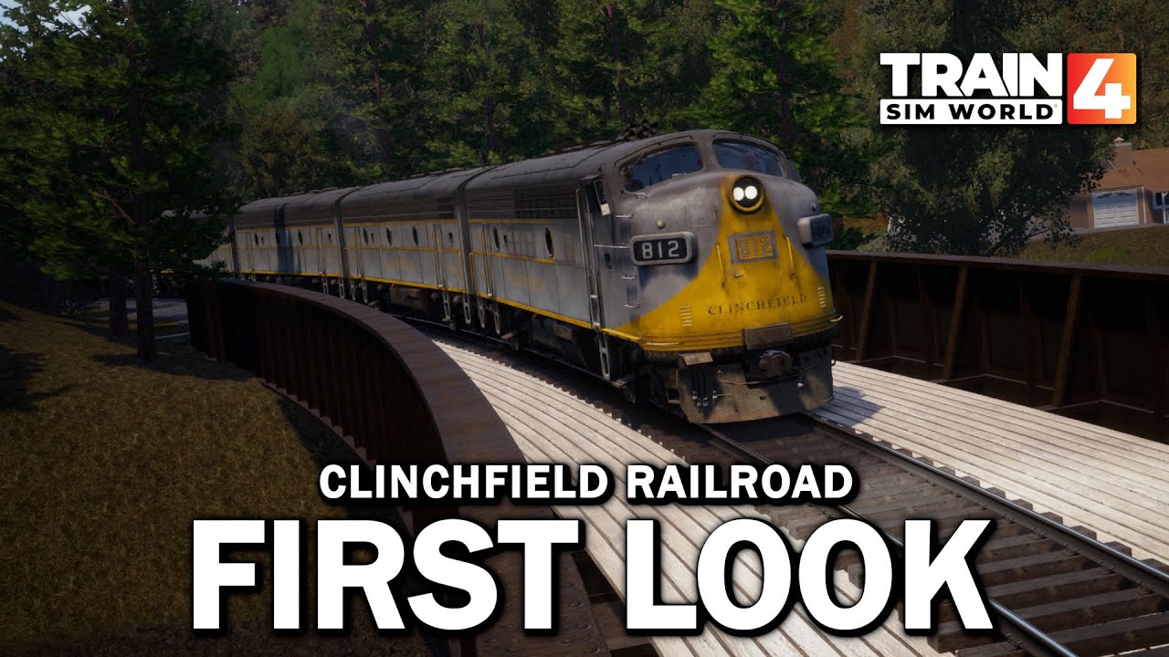 FIRST LOOK at Clinchfield Railroad! - Train Sim World 4 - YouTube