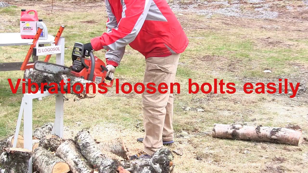 Logosol log holder - YouTube