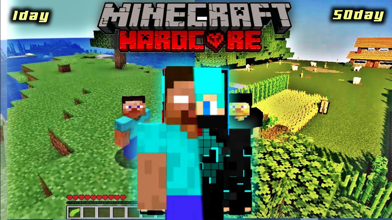 I Survived 50 day on ISLAND in MINECRAFT HARDCORE and what happens with ...