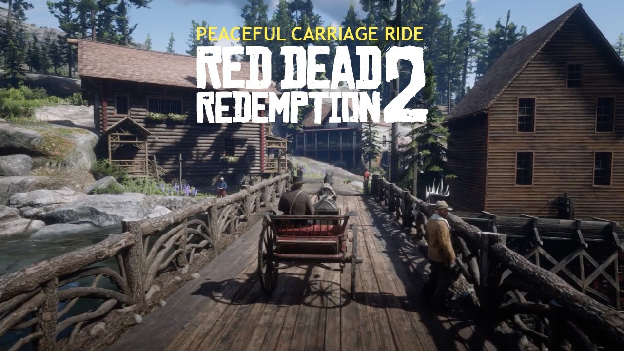 Peaceful Horse Cart Ride with Arthur Morgan - From Rhodes to Strawberry ...