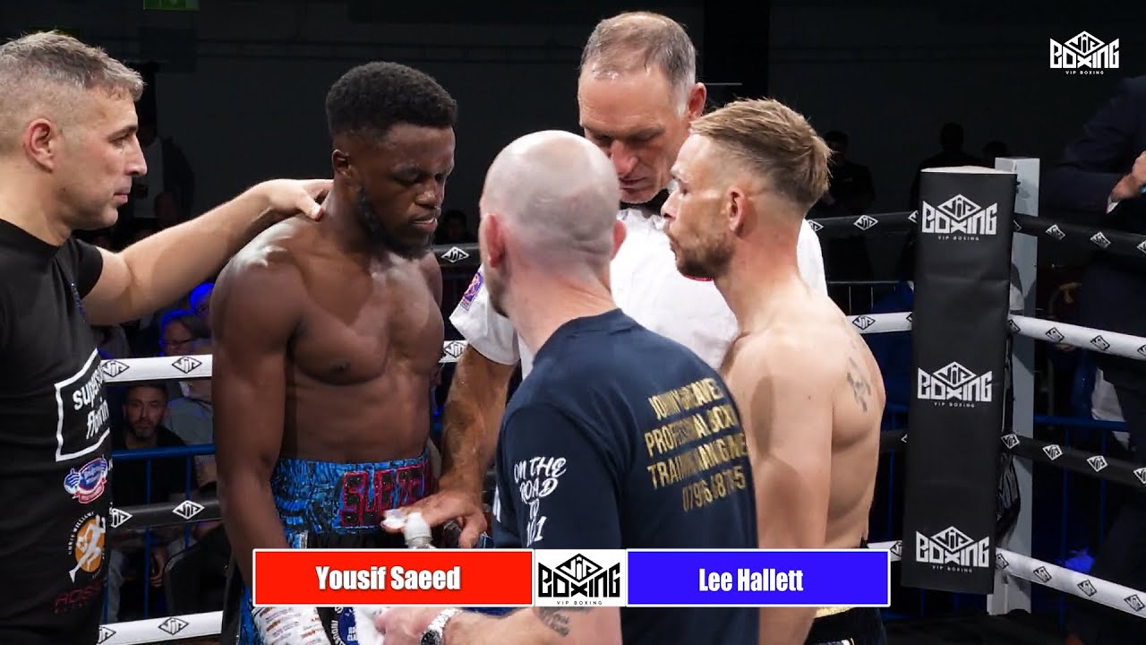 YOUSIF SAEED v LEE HALLETT - Full Fight - YouTube