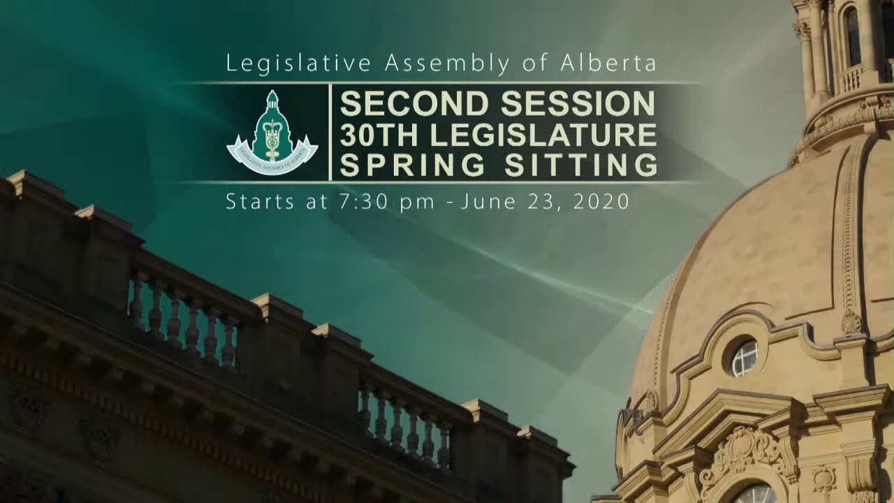 Legislative Assembly of Alberta - Evening Sitting - June 23rd, 2020 ...