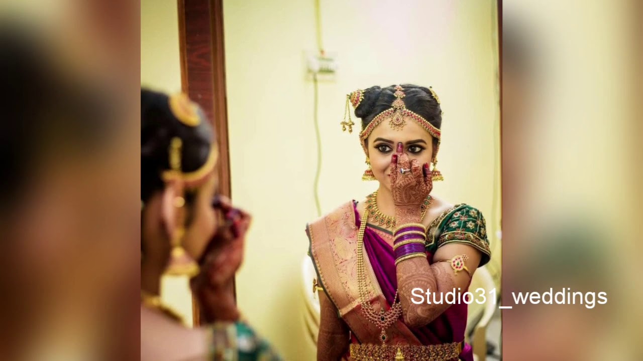 Beautiful Brahmin Iyengar Bridal Hairstyle... - YouTube