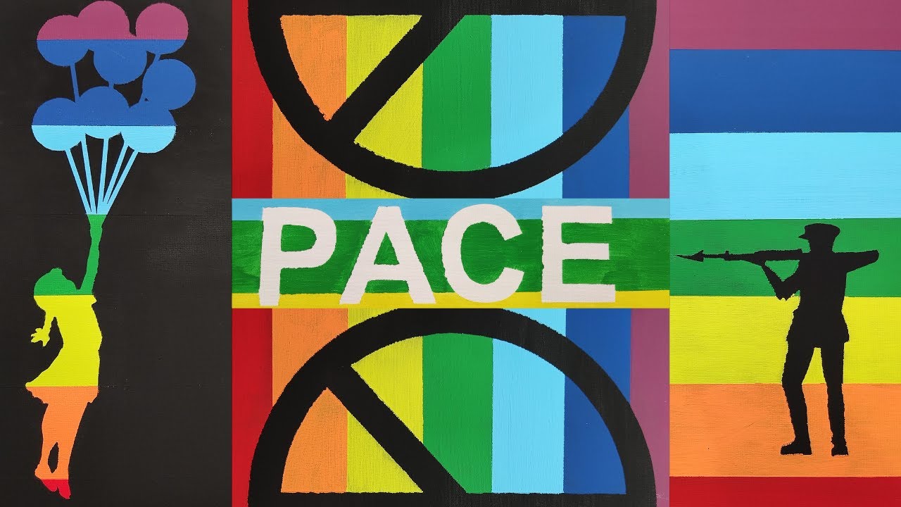 3 Ways To Paint the Flag of PEACE - YouTube