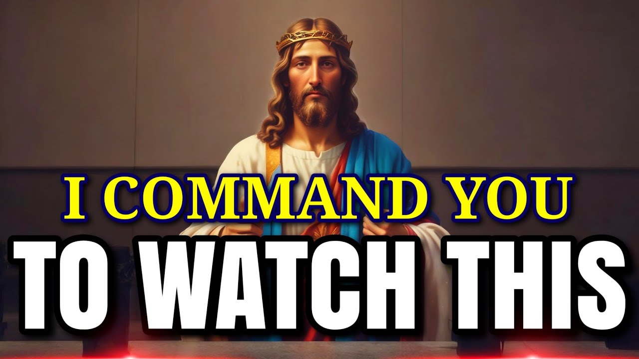 🛑GOD:- "I COMMAND YOU TO WATCH THIS | Watch This Before Tomorrow | God ...
