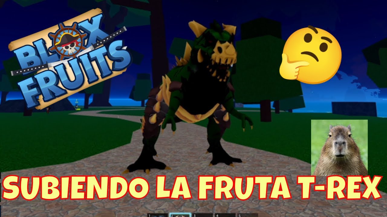 PROBANDO la fruta T-REX en BLOX FRUIT 🦖🦕🐱 - YouTube
