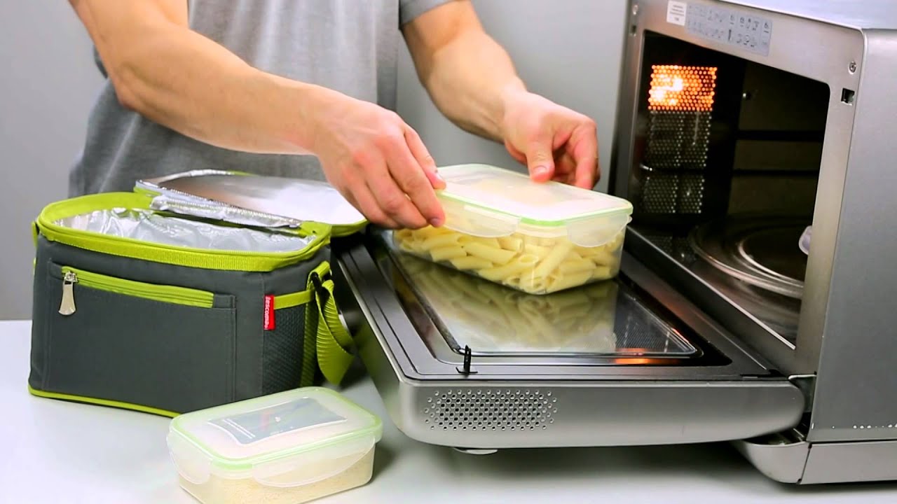 Thermal insulating lunch bag FRESHBOX with 3 containers - YouTube