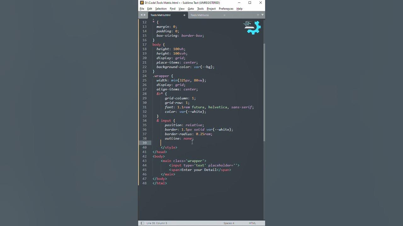 Create Input Text Field Using Html And Css Youtube 1200