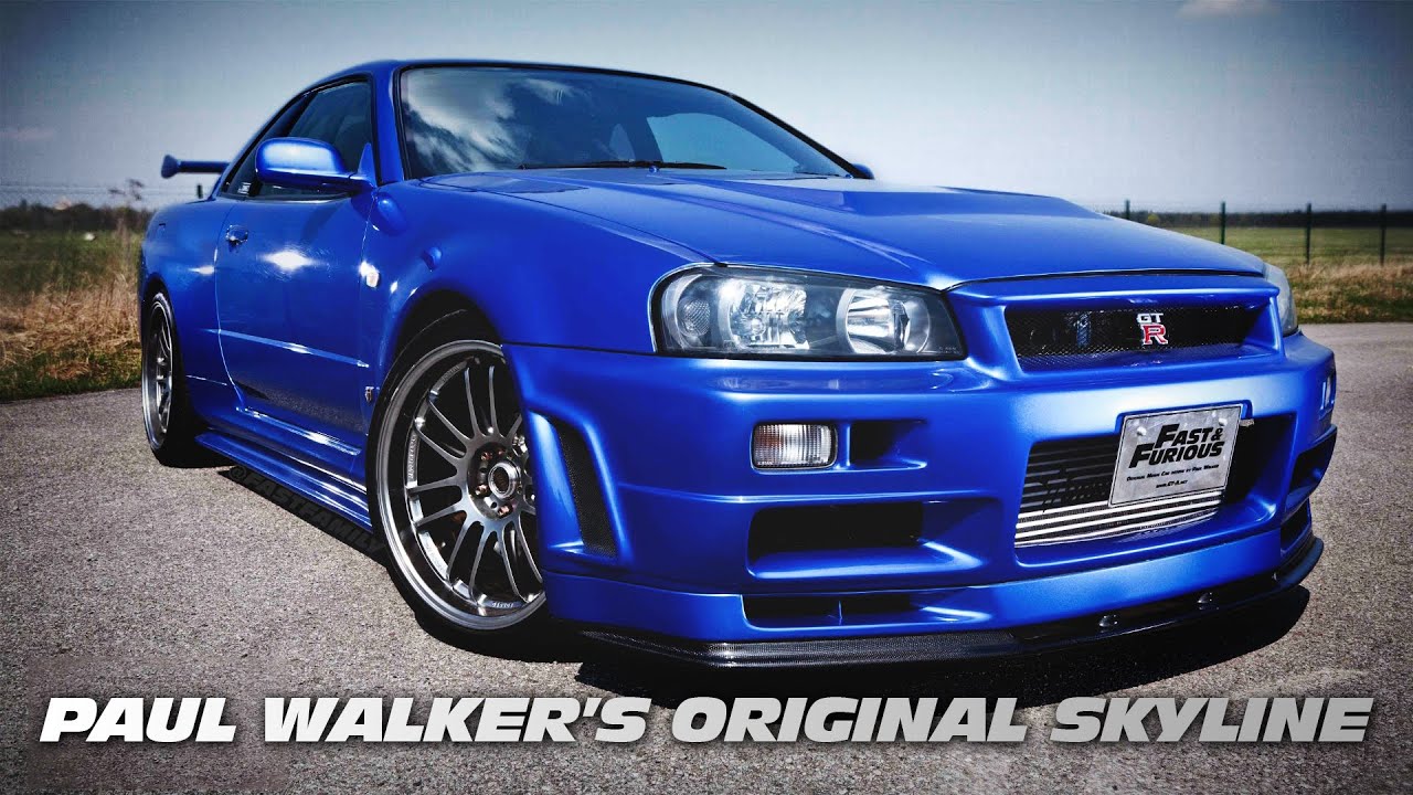 Fast & Furious | Paul Walker's Original Skyline R34 GT-R - YouTube