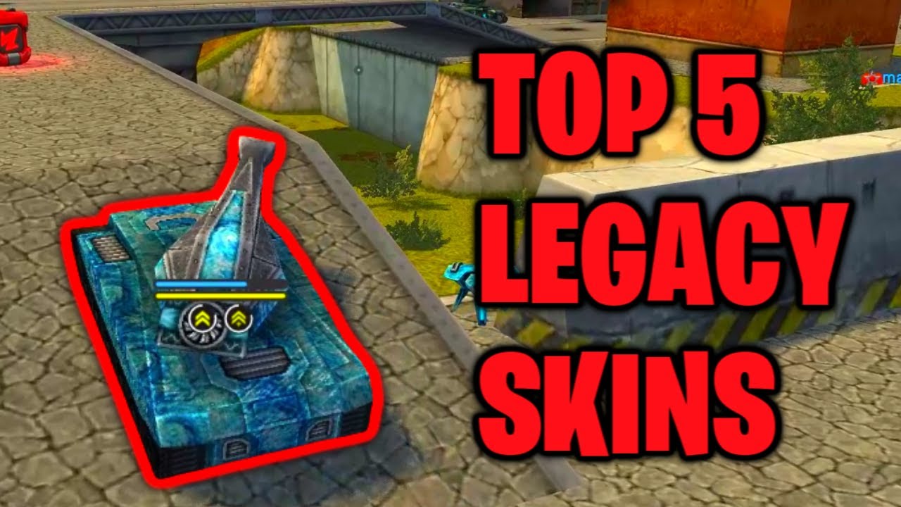 Top 5 Legacy Skins in Tanki Online - YouTube