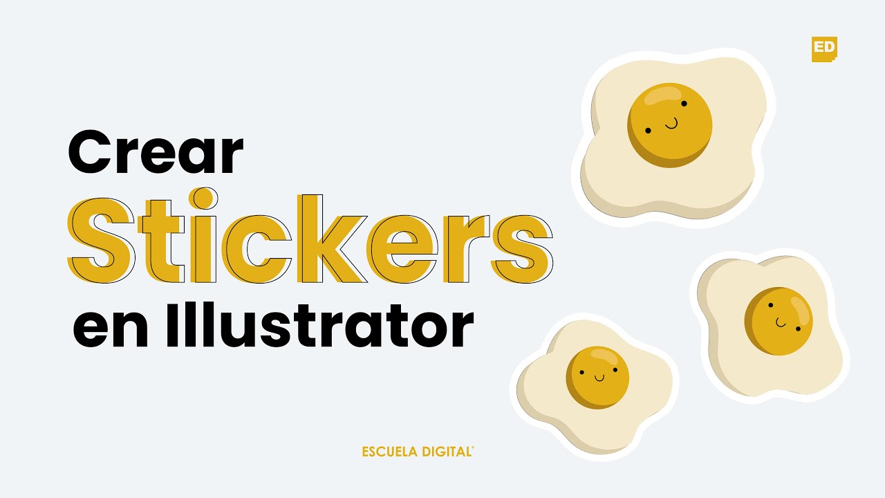 TUTORIAL | STICKER EN ILLUSTRATOR - YouTube