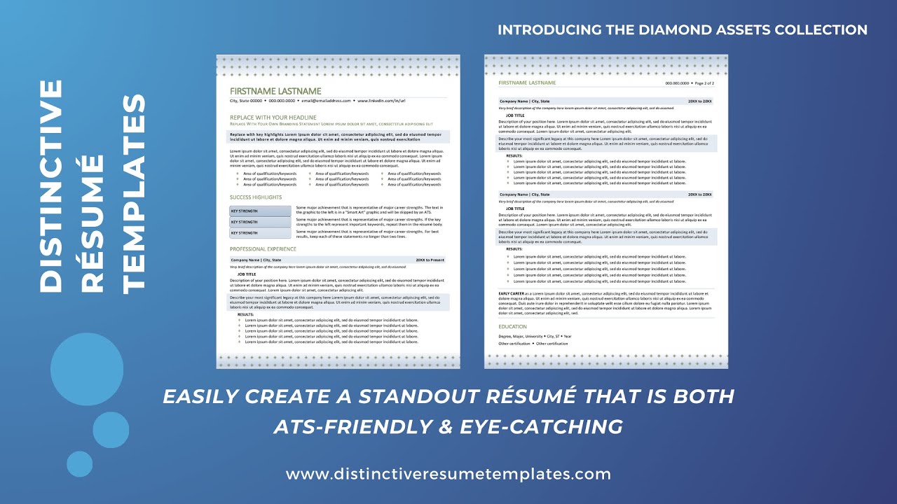 An Attractive Resume Template With Timeless Appeal - YouTube