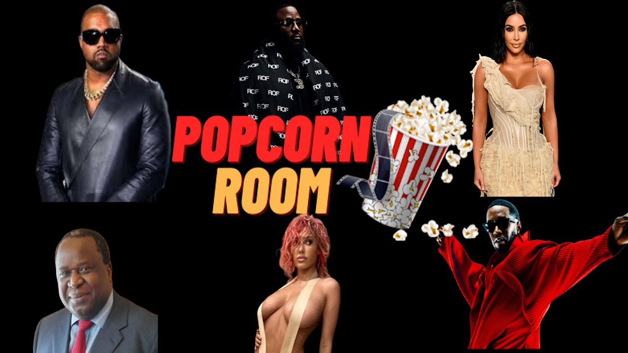 POPCORN ROOM (PT 5) KANYE WEST, BIANCA, TITO MBOWENI, P DIDDY, KIM ...